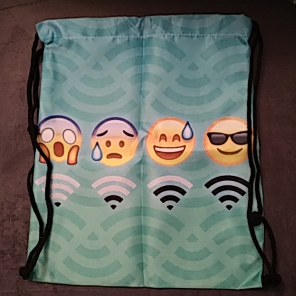 Accessories | New Backpack Drawstring Shoulder Bag Bagemoji | Poshmark